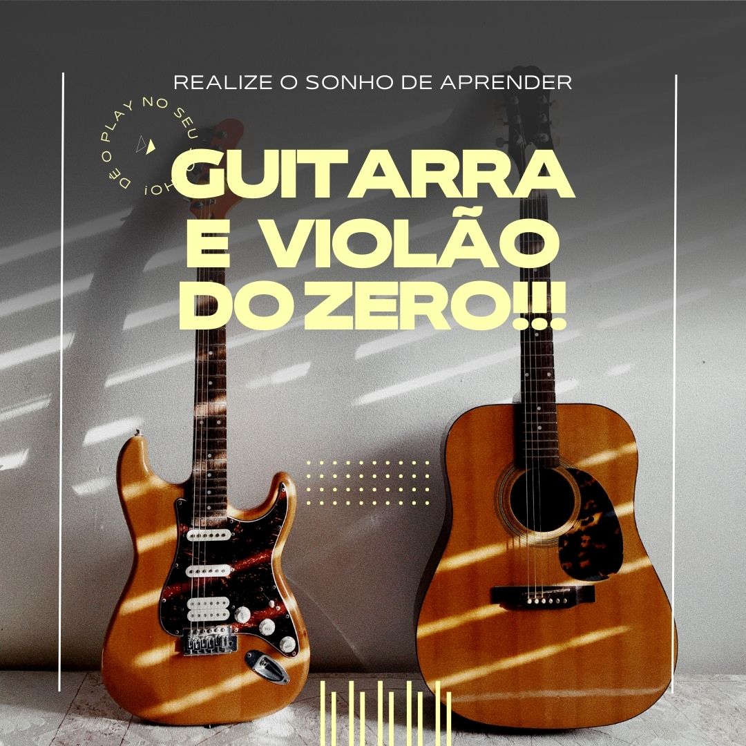 Guitarra e Violão DO ZERO - Aula Prática AO VIVO - EM GRUPO - Reina...