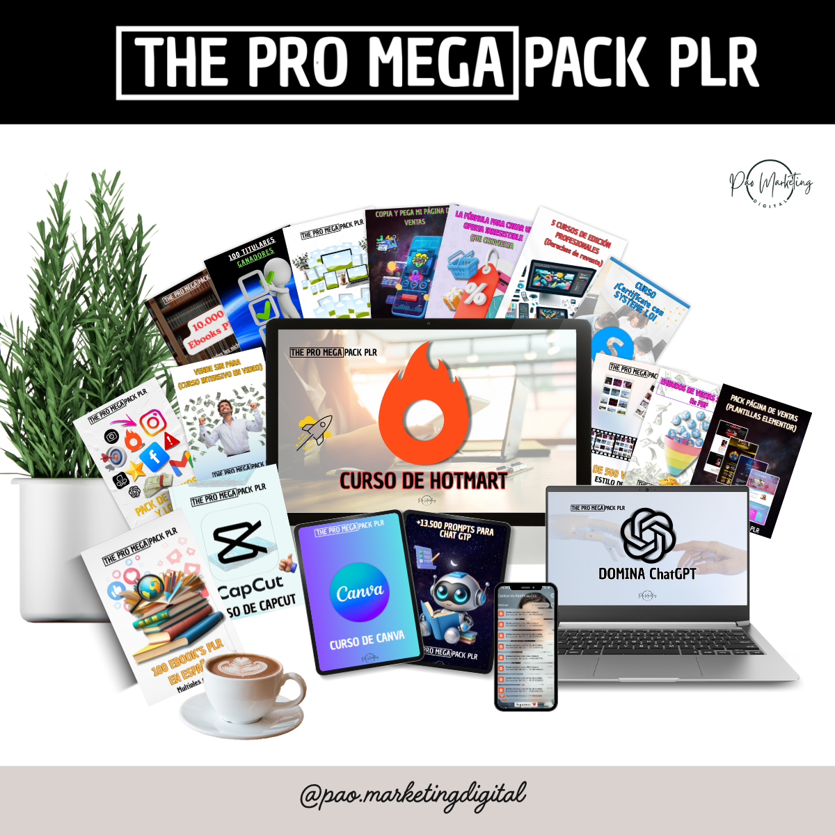 THE PRO MEGA PACK PLR - Cindy Ramírez | Hotmart