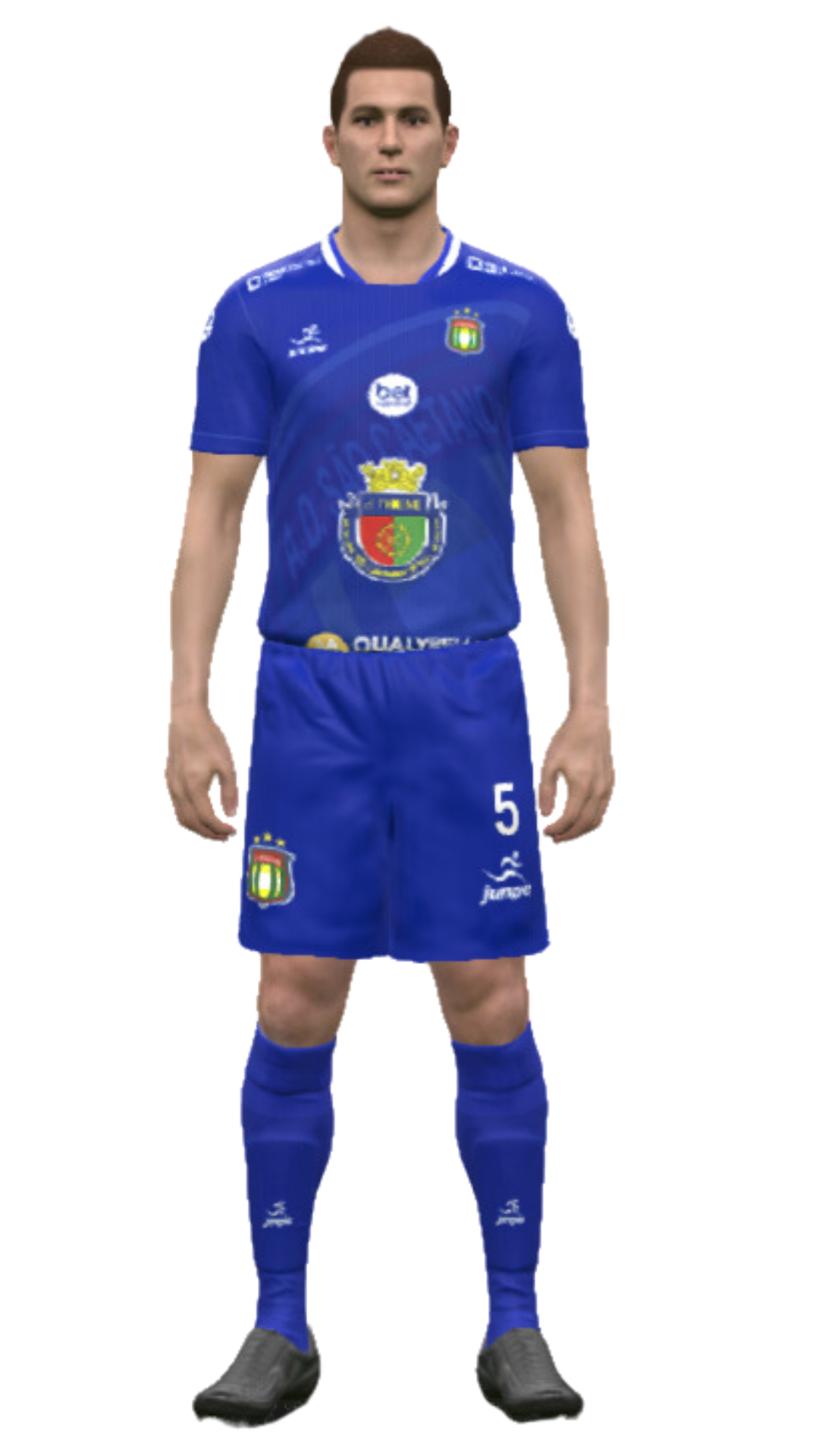 São Caetano 23/24 Kit do Novo Uniforme 1 para PES 2018 Ps3 - Felipe...