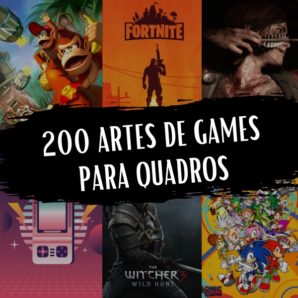 200 Artes Gamers em Alta Resolução - Felipe Paes | Hotmart