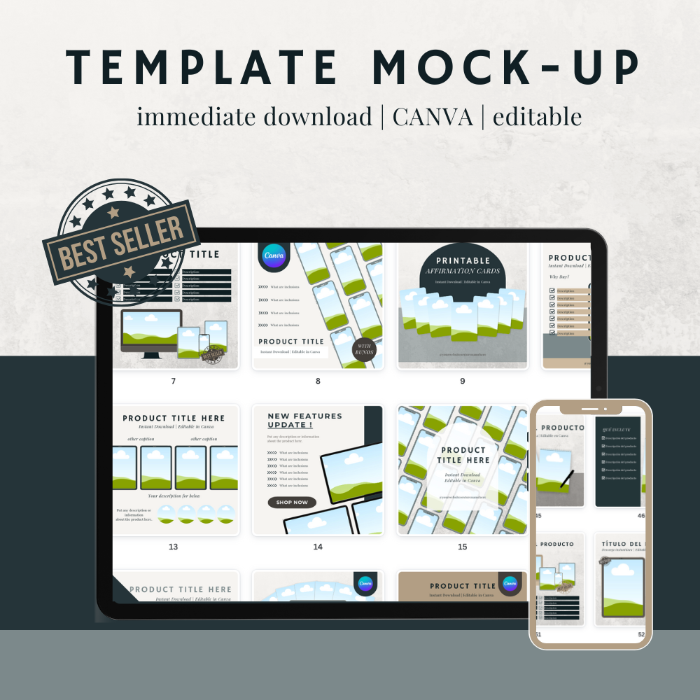 +70 Editable Mock-up Templates