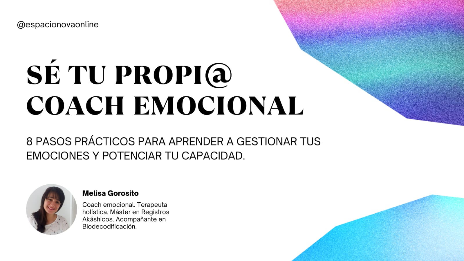 SÉ TU PROPI@ COACH EMOCIONAL - Melisa Gorosito | Hotmart