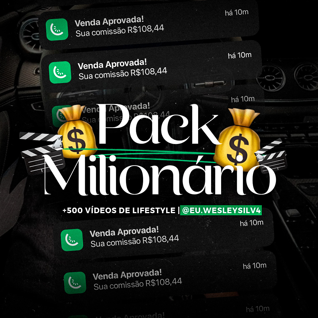 Pack +550 Videos de Lifestyle Milionário