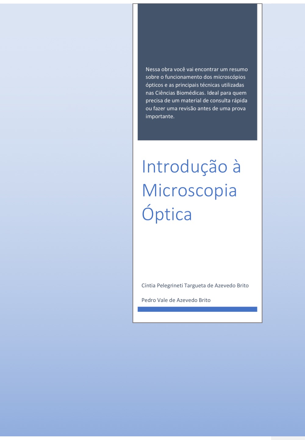 Introdução à Microscopia Óptica
