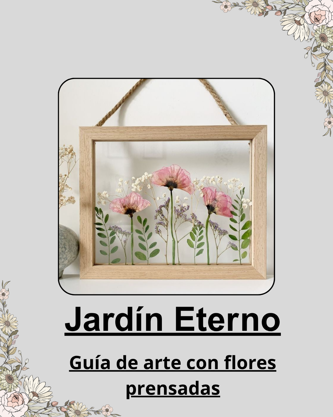 Guía de arte con flores prensadas (Jardín Eterno) - Carmen Garcia...