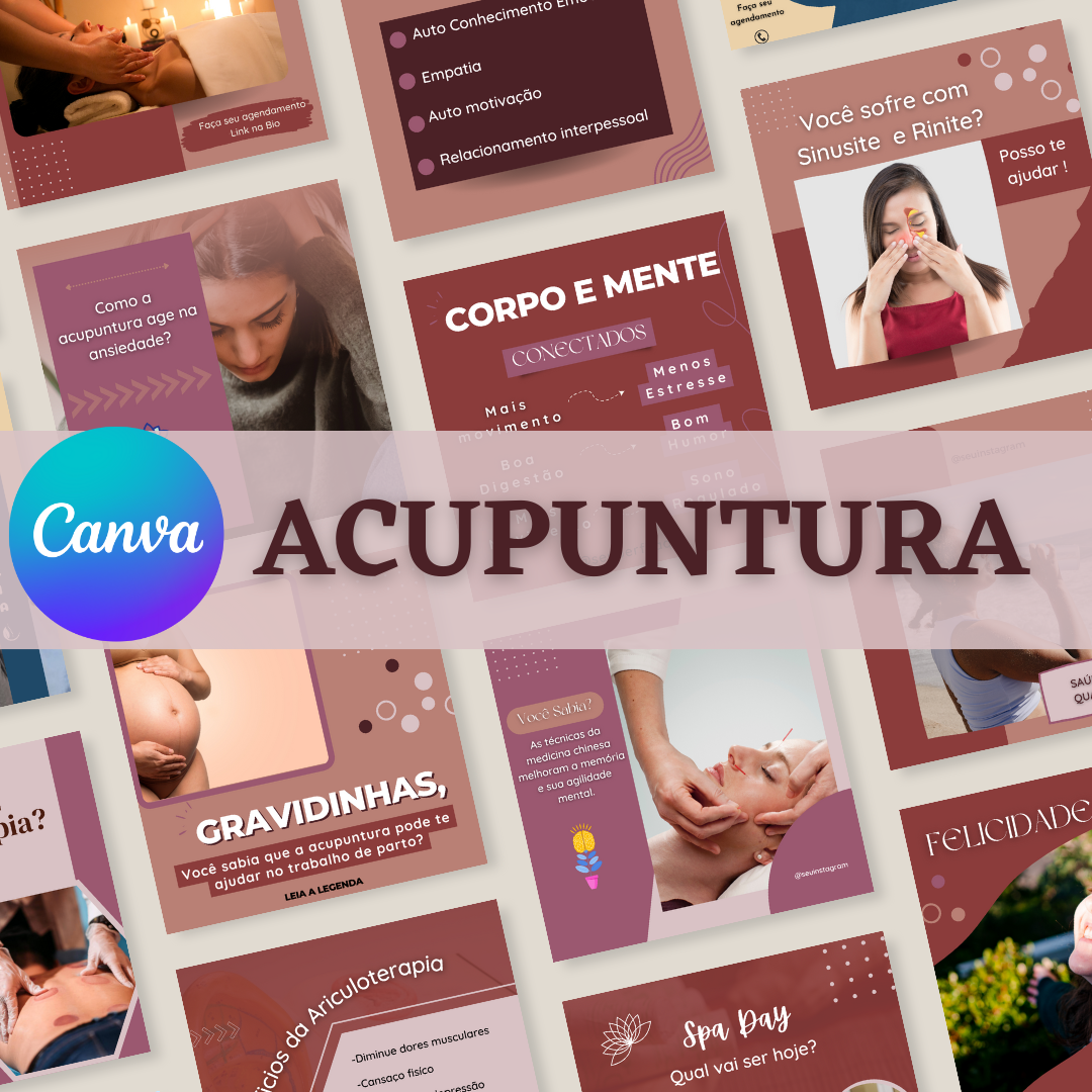 Canva Acupuntura - Premium - Joyce alves | Hotmart