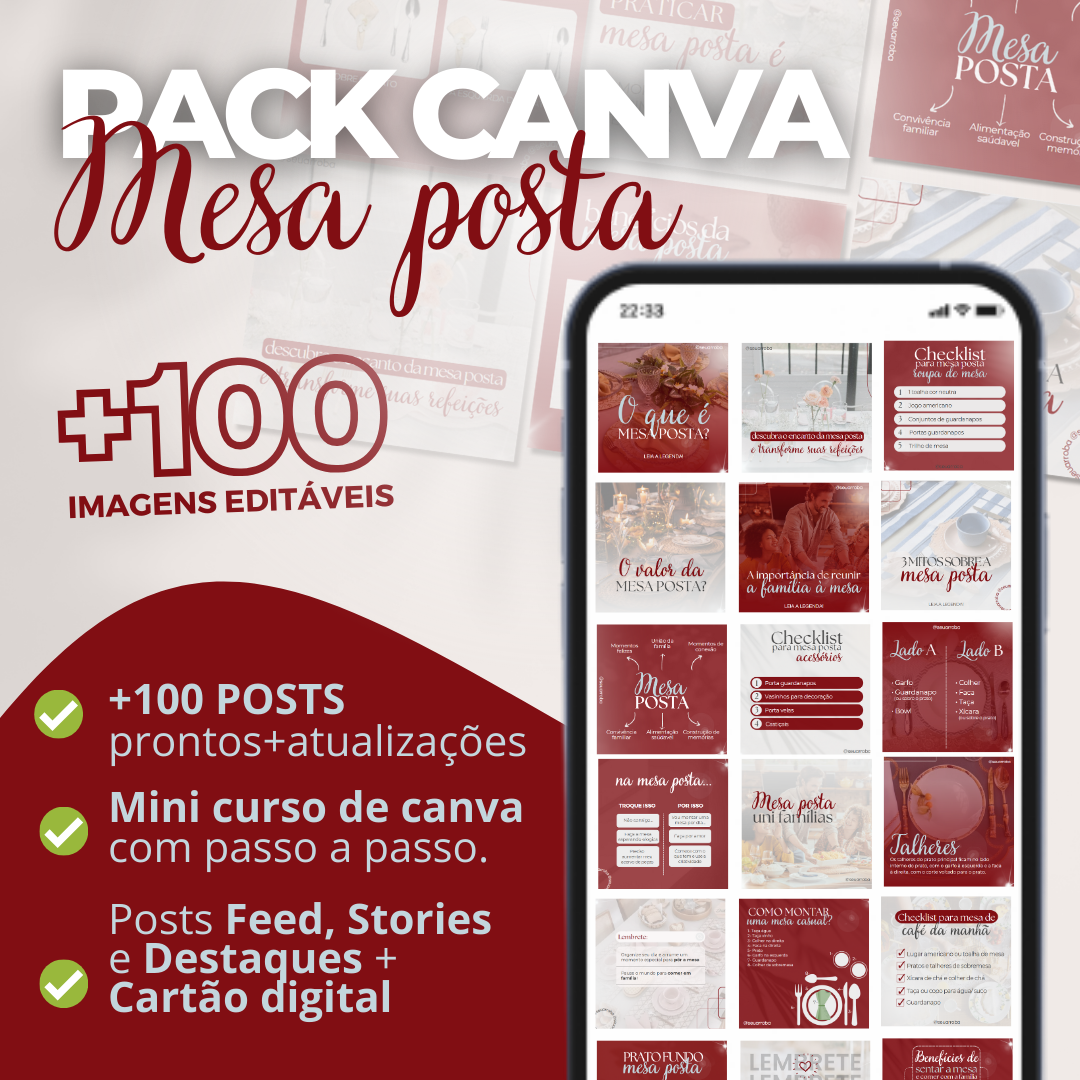 Pack Canva MESA POSTA - Gabrieli Regina Néris Vanzel | Hotmart