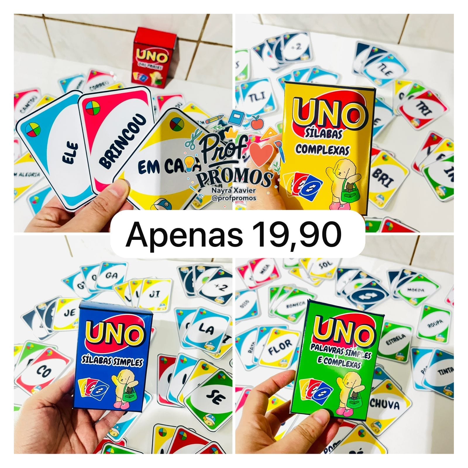 Combo - UNO da Alfabetização - Prof Promos - Nayra Xavier | Hotmart