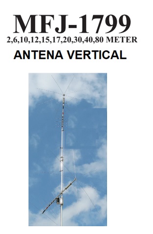 Manual em Português MFJ-1799 Antena Vertical - Marcos Antonio de So...