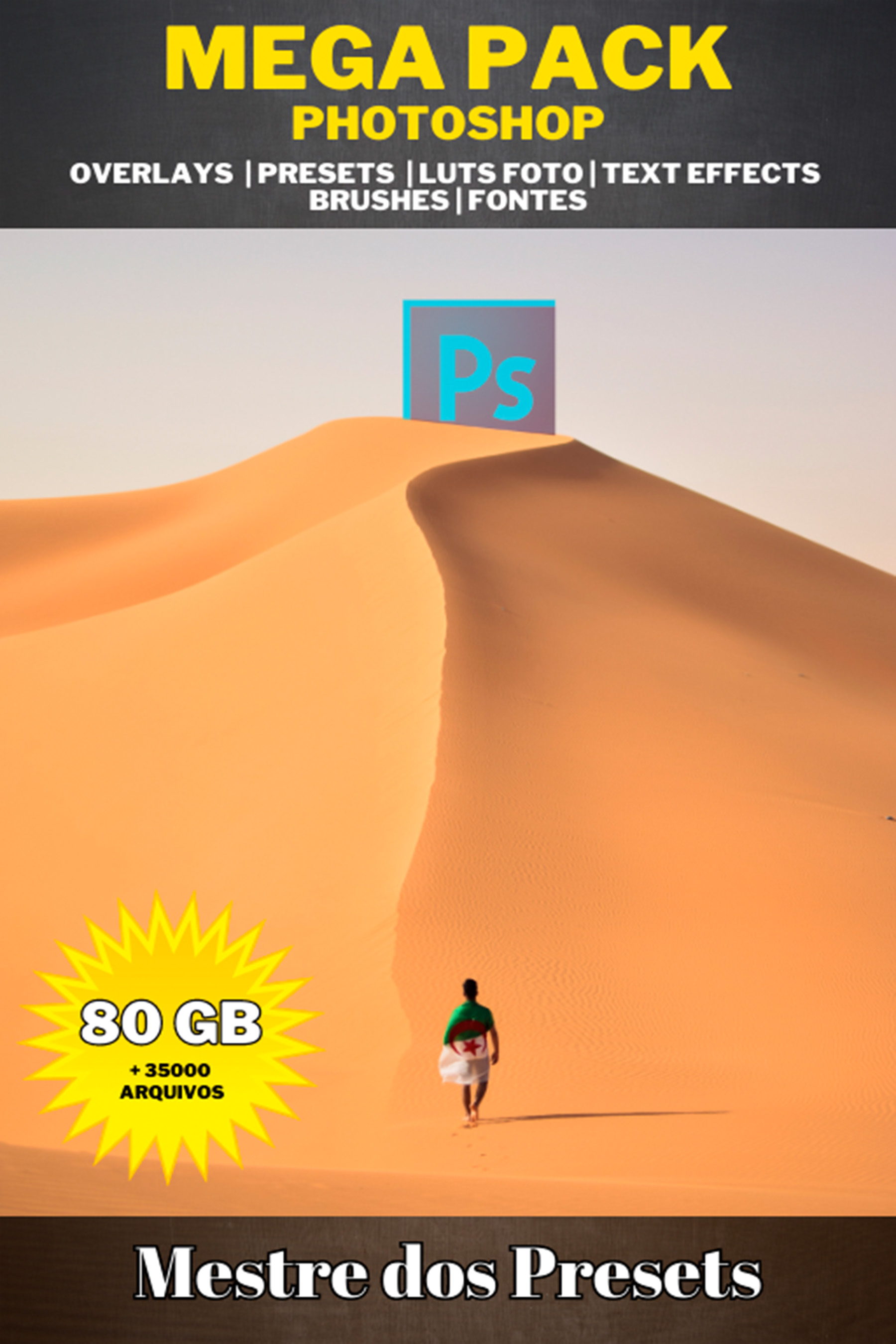 Mega Pack Photoshop Mestre dos Presets