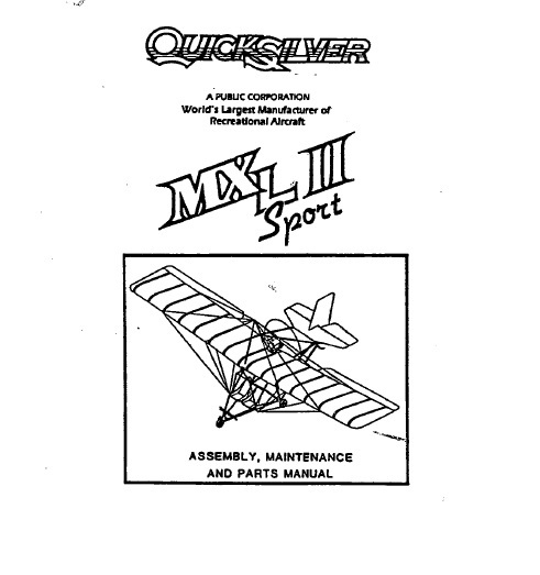 Manual de Mantenimiento quick silver MXL II sport