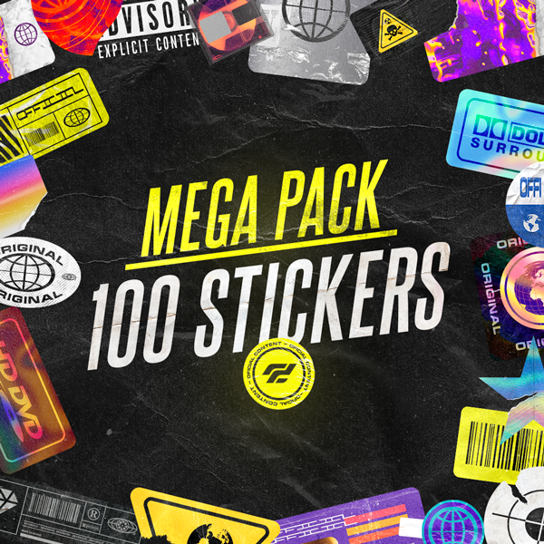 MEGA PACK - 100 STICKERS