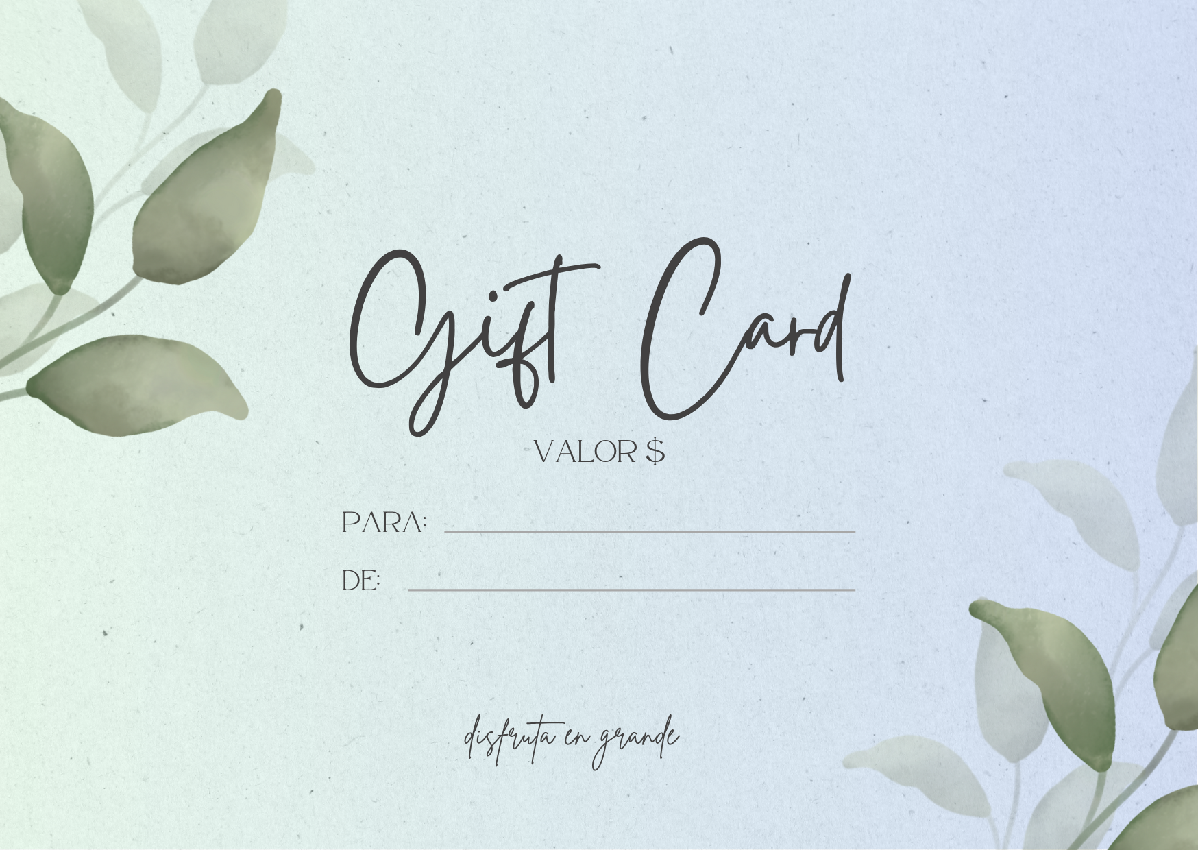 Gift Card - Marleny | Hotmart