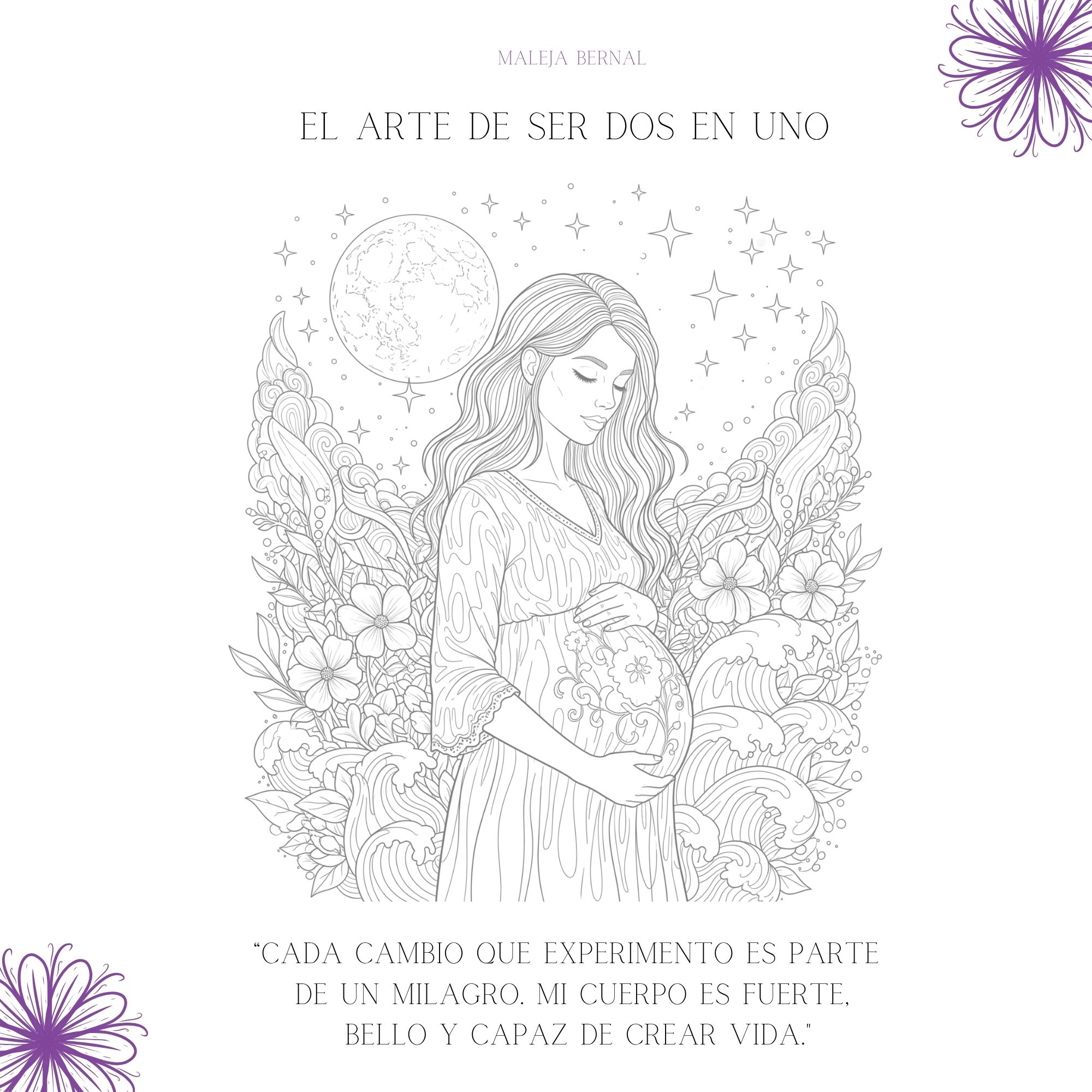 El arte de ser dos en uno. ( 40 páginas para colorear, escribir y c...