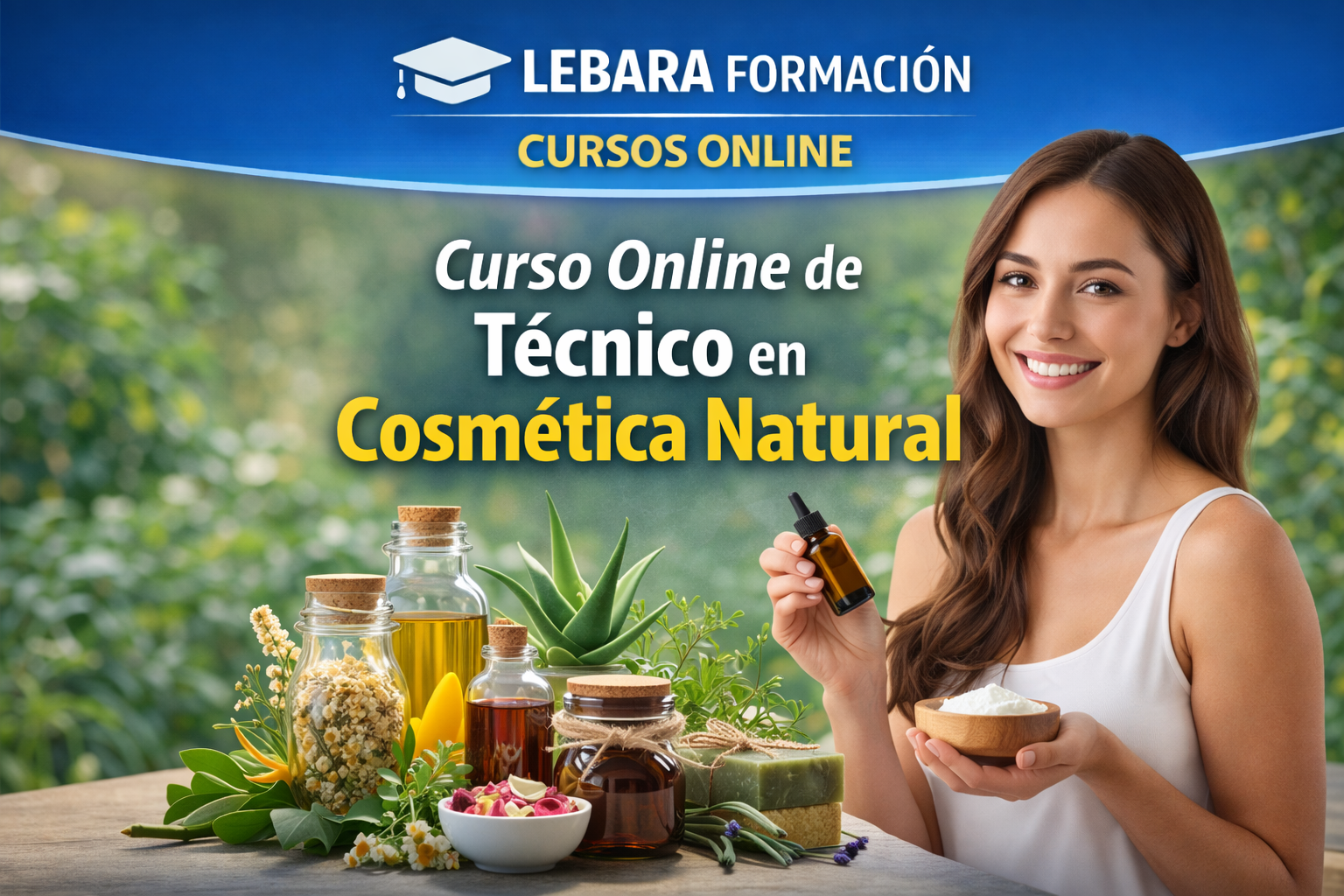 Curso Online de Técnico en Cosmética Natural - LEBARA FORMACION CUR...
