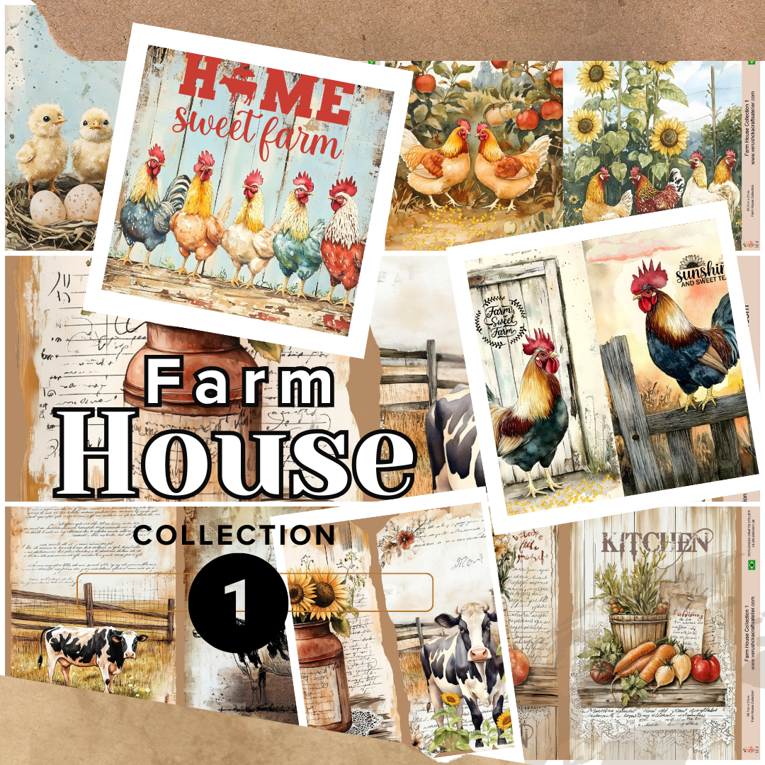 Farm House Collection 1 - Verushcka Crafts Atelier | Hotmart