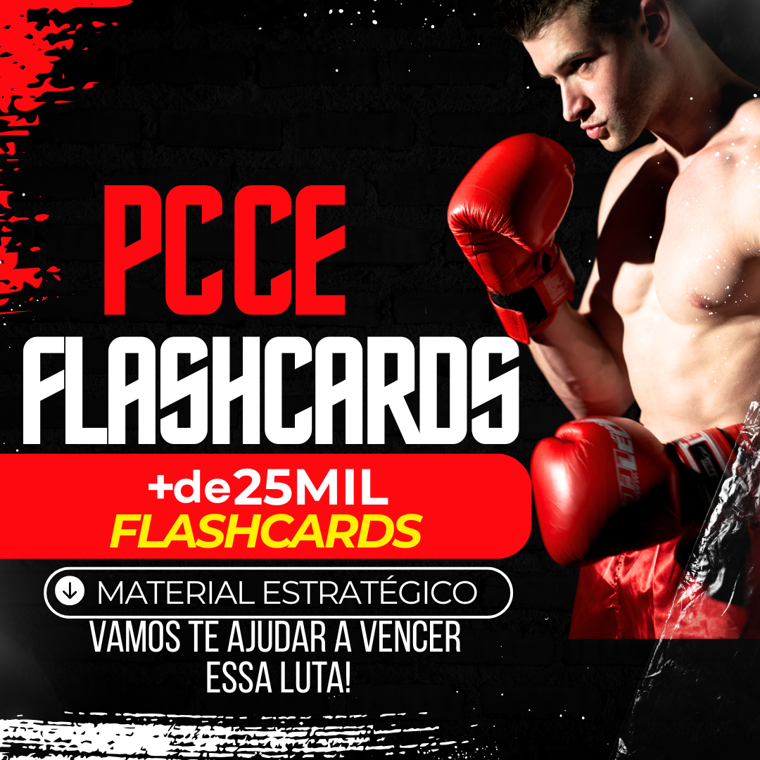 FLASHCARDS POLÍCIA CÍVIL CEARÁ -PCCE 2025 -CARGO : OFICIAL INVESTI...