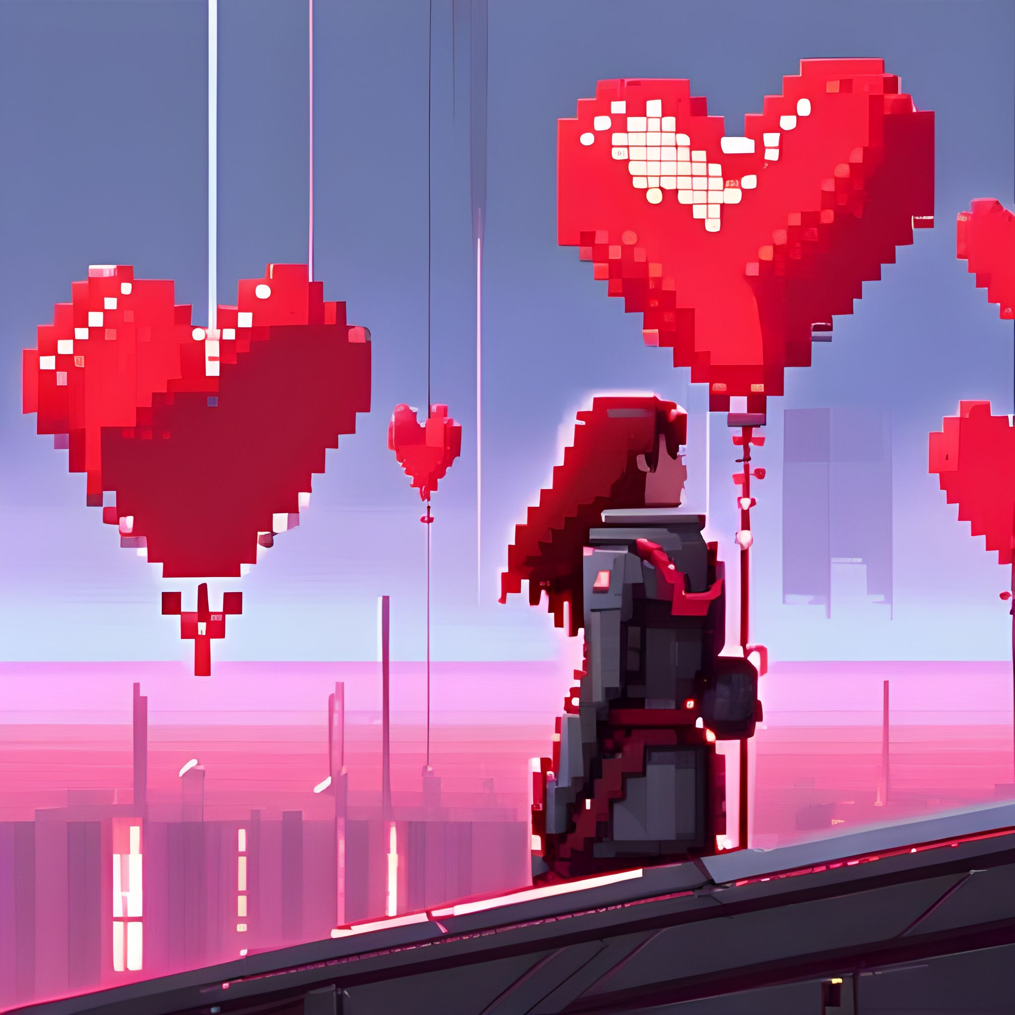Valentines Day | Digital | Pixel Art | - Antonio Almeida | Hotmart