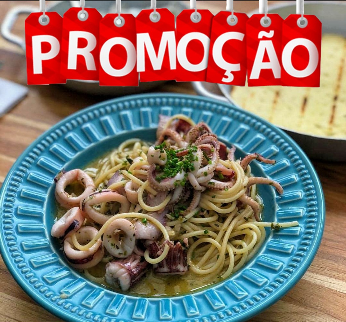 RECEITA SPAGHETTI COM LULA.