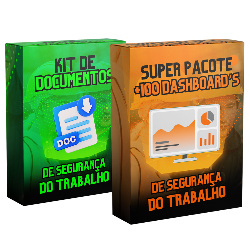 SUPER PACOTE + 100 DASHBOARDS DE SST + KIT DE DOCUMENTOS - MF Produ...