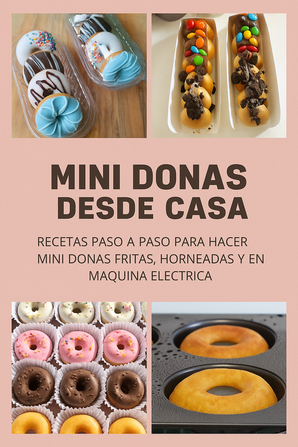 Mini Donas desde Casa +Cajas