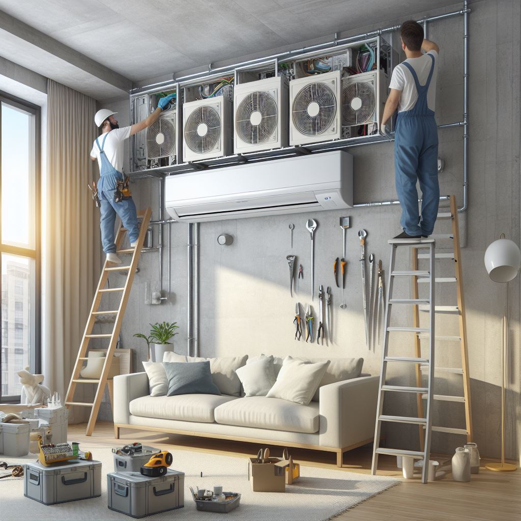 Viabilidade para instalação de ar condicionado em edifício residenc...