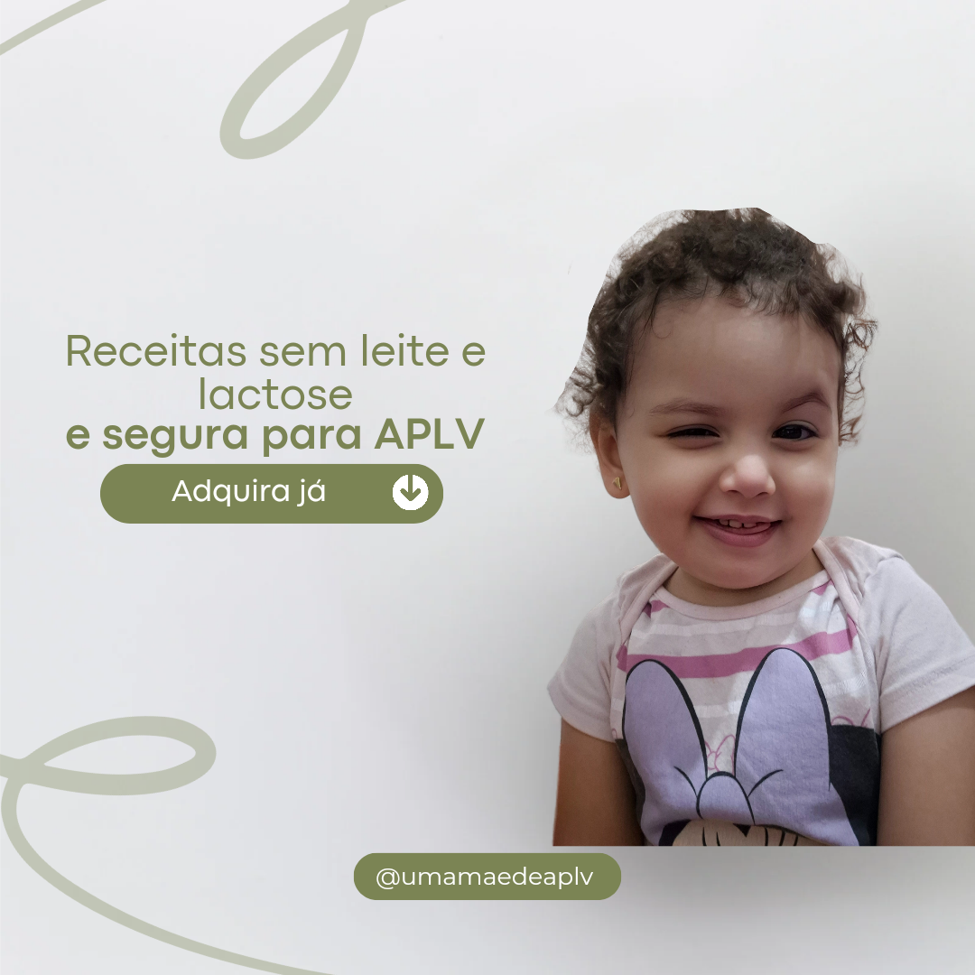 Combo Aplv Livro de Receitas, Lista de produtos e orientações sobre Aplv.