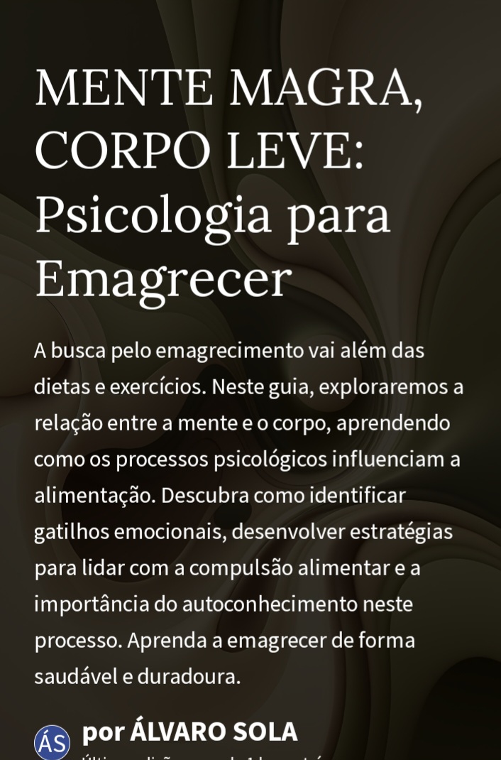 Mente Magra, Corpo Leve - Álvaro Francisco Sola | Hotmart