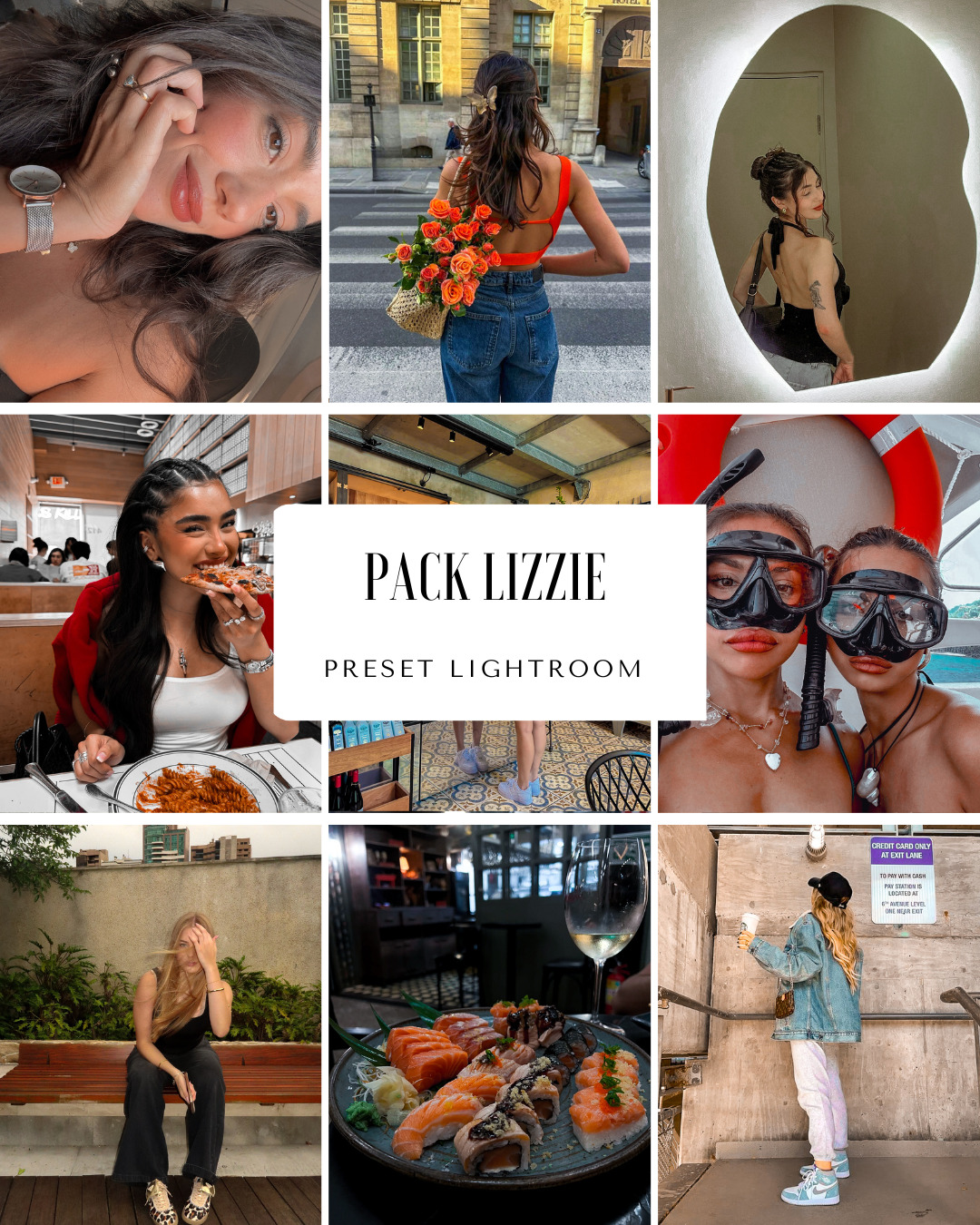 Pack Lizzie | presets lightroom