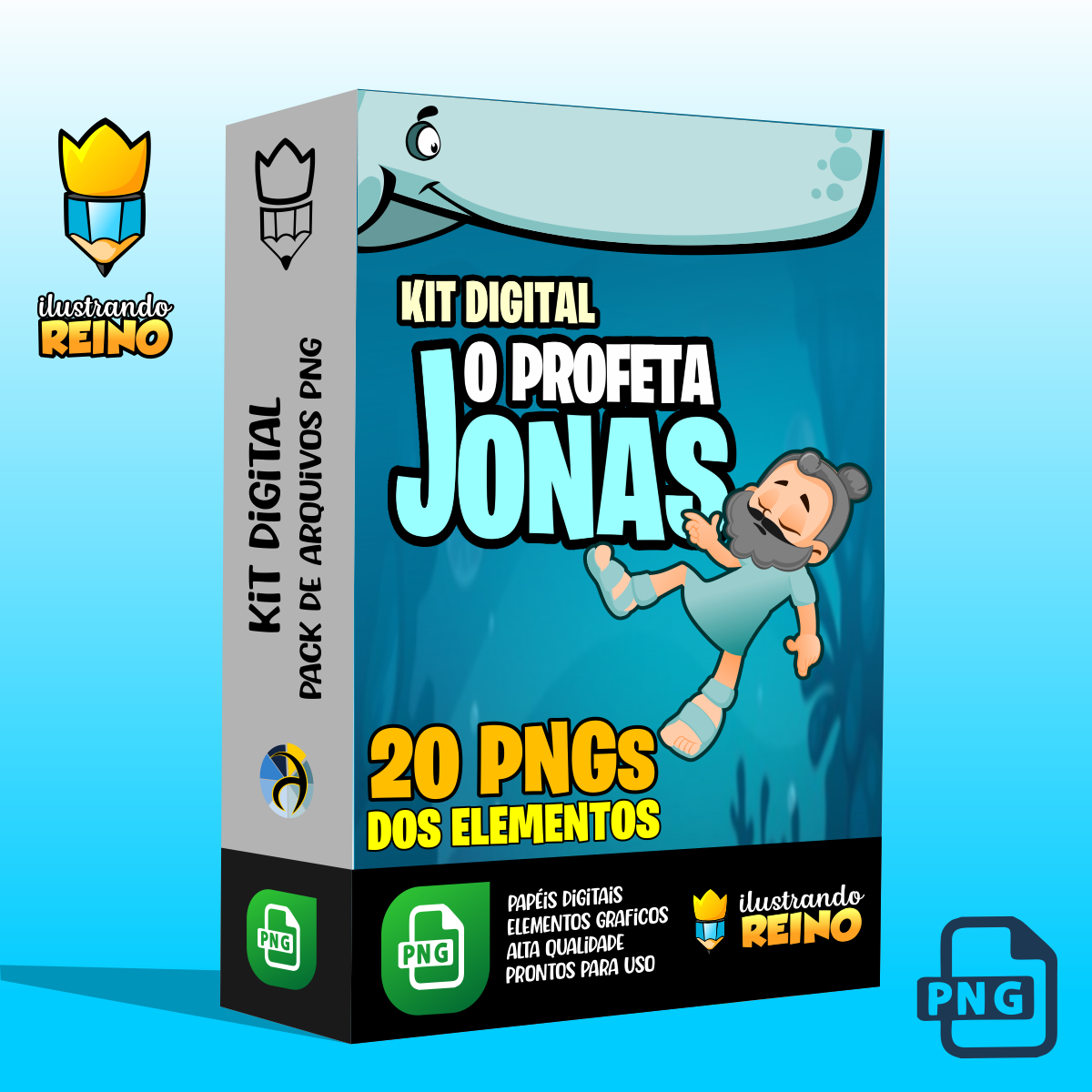 Kit Digital - O Profeta Jonas - Ilustrando Reino | Hotmart