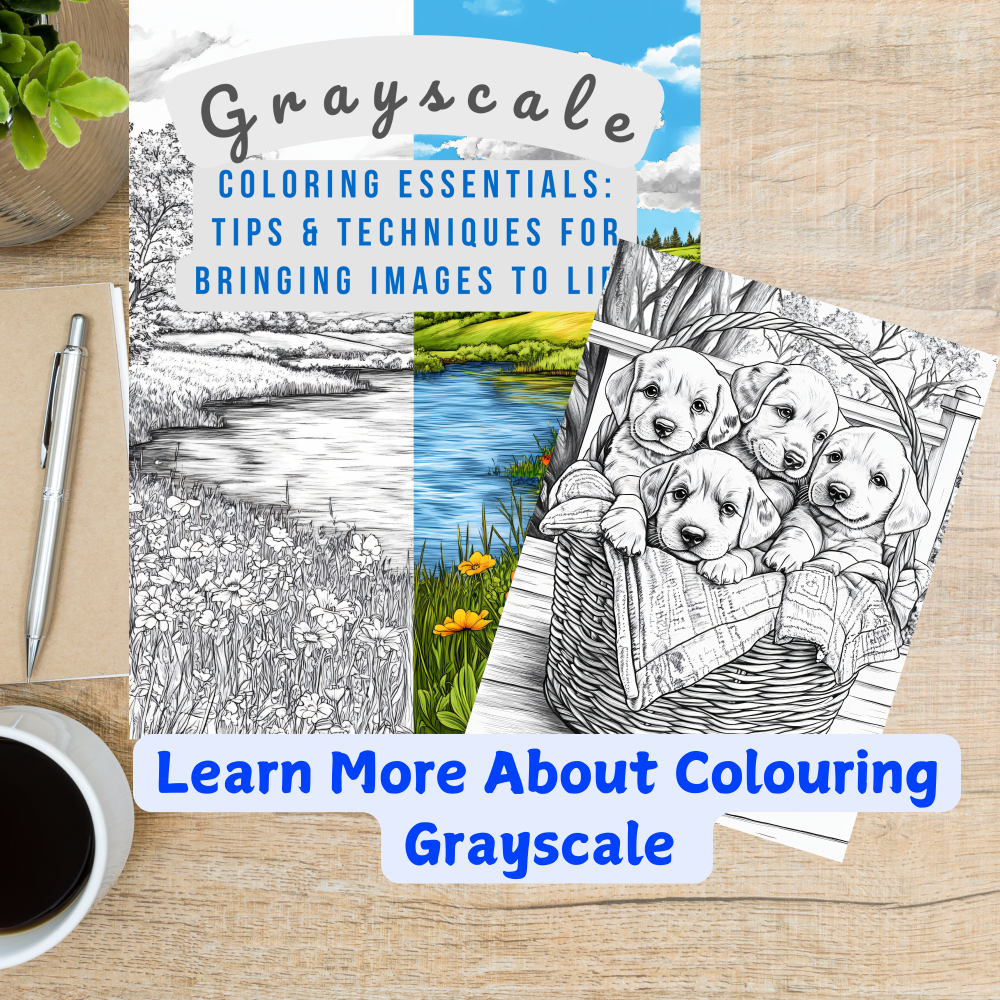 Grayscale Colouring Essentials | Tips and Techniques for Bringing ...