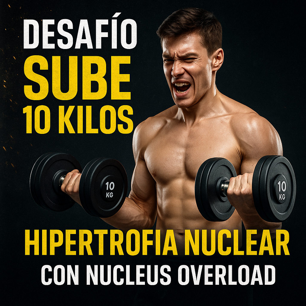 DESAFIO sube 10 kilos - Hipertrofia Nuclear con Nucleus Overload