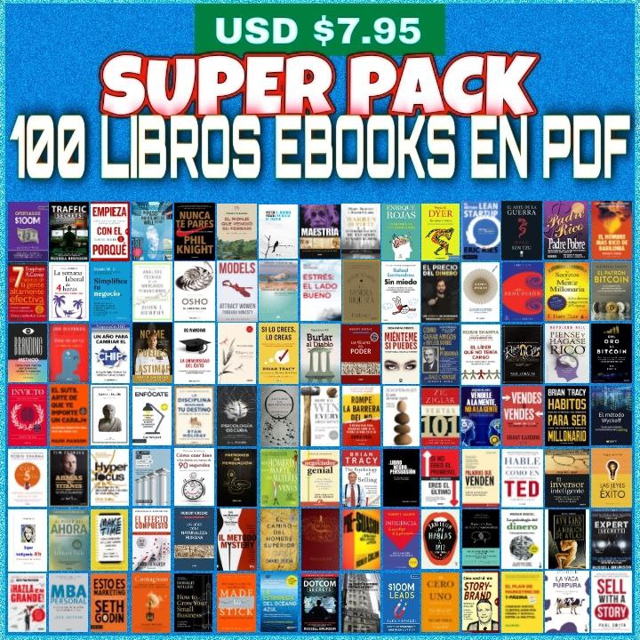 ¡SUPER PACK DE LIBROS! (+100 Libros de Desarrollo Personal) - Camil...