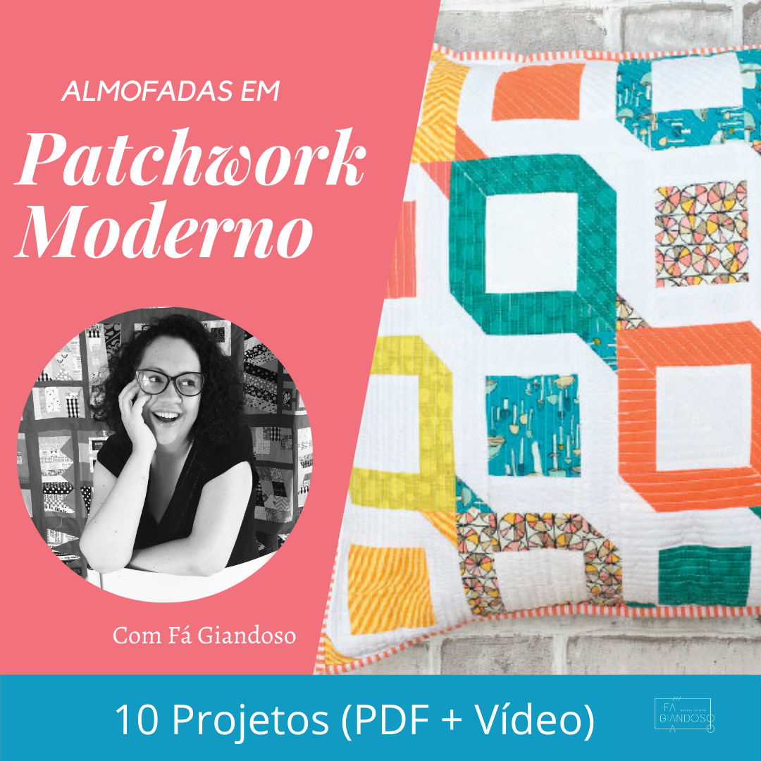 Almofadas em Patchwork Moderno
