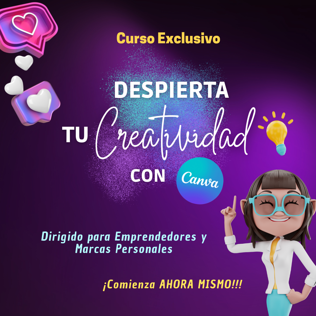 Curso "Despierta tu Creatividad con Canva" - Emy Pacheco | Hotmart