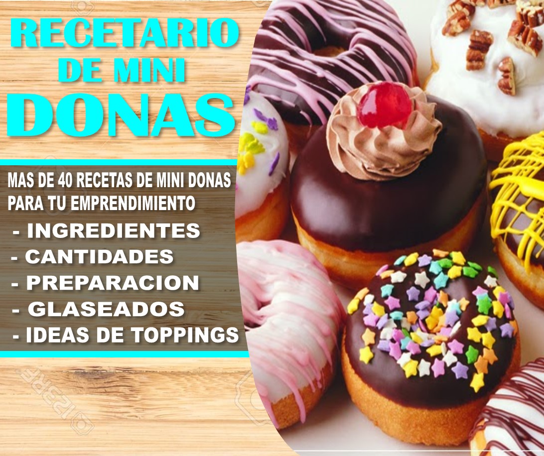 Elaboración de Mini Donas Caseras - Cristian Saavedra | Hotmart