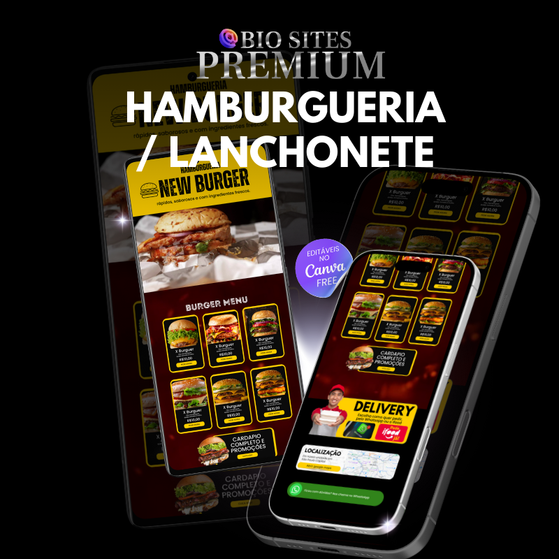 Bio Site para Hamburgueria