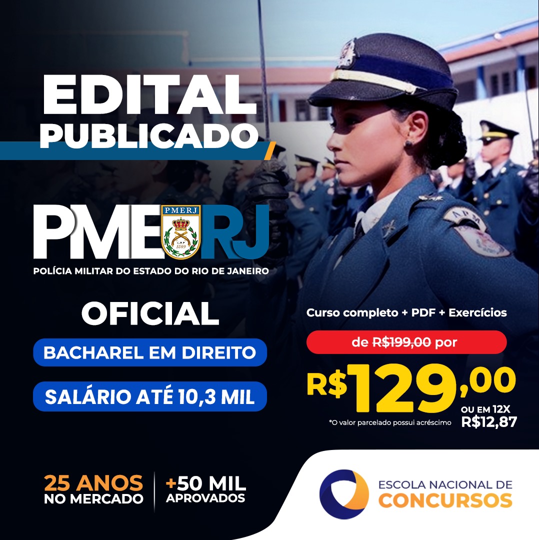 PM RJ (Polícia Militar do Rio de Janeiro) - Oficial - Escola Nacion...