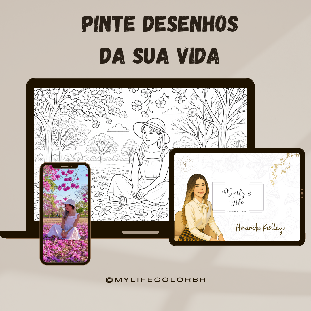My Life Color - Pinte Desenhos da Sua Vida - My Life Color | Hotmart