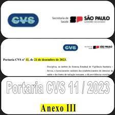 Portaria CVS 11 DE 2023 - JRH ASSESSORIA E TREINAMENTOS | Hotmart