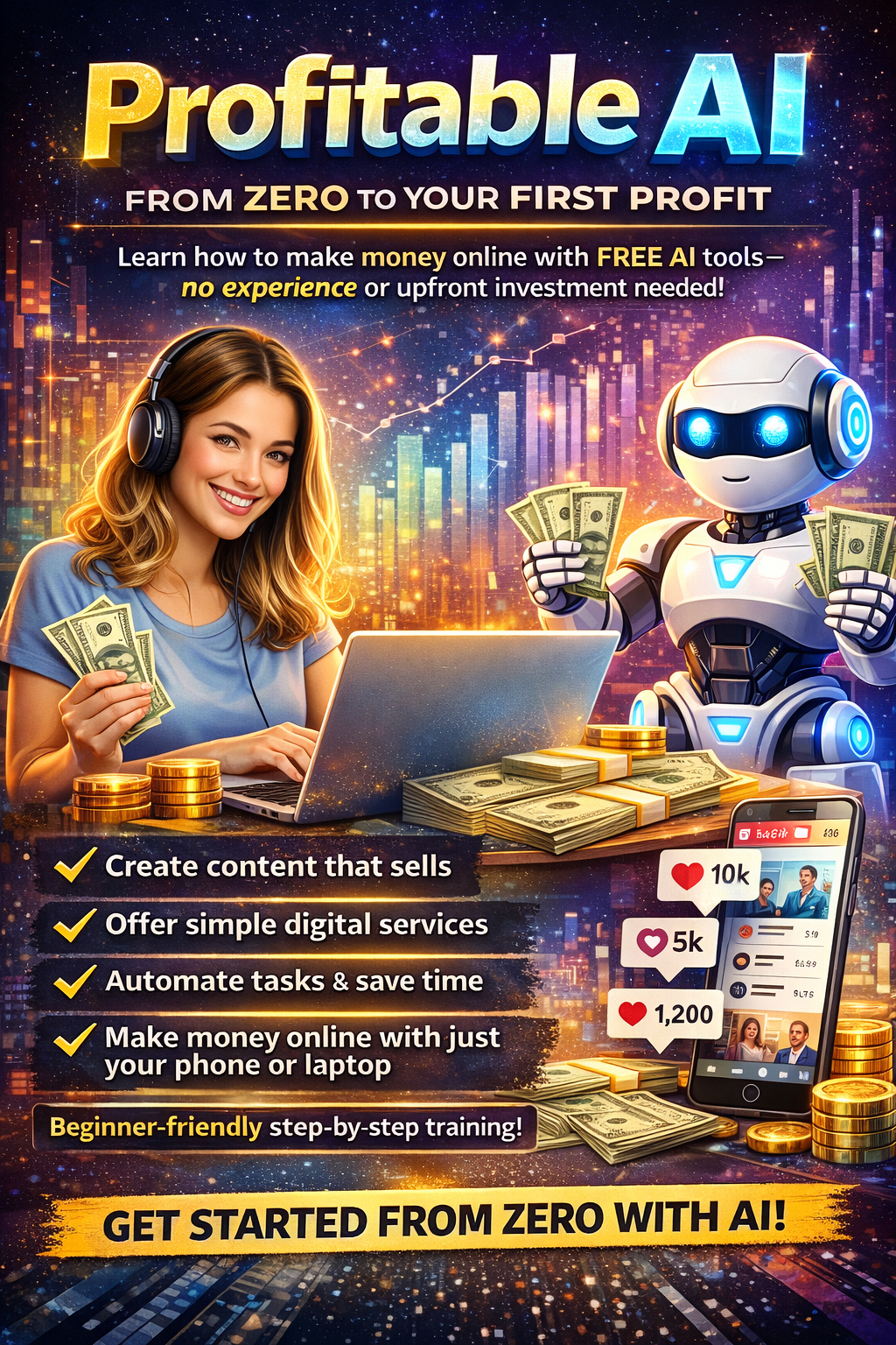 Profitable AI – From Zero to Your First Profit - Gabriel Alison Sil...