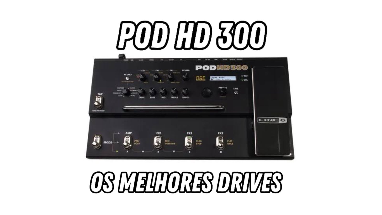 Pod hd 300 / 4 Timbres Drives definidos