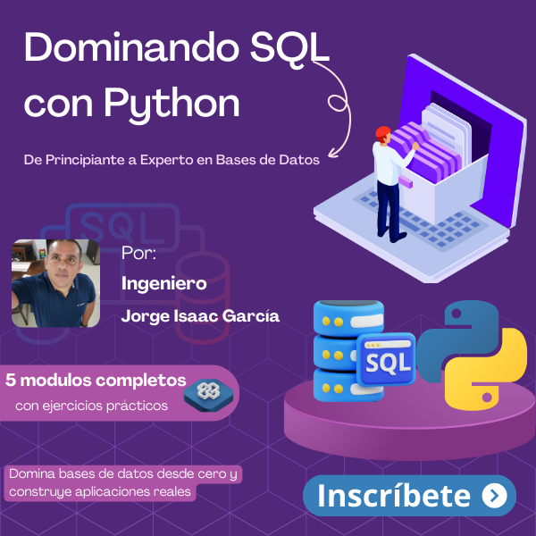 Dominando Sql Con Python De Principiante A Experto En Bases De Dat
