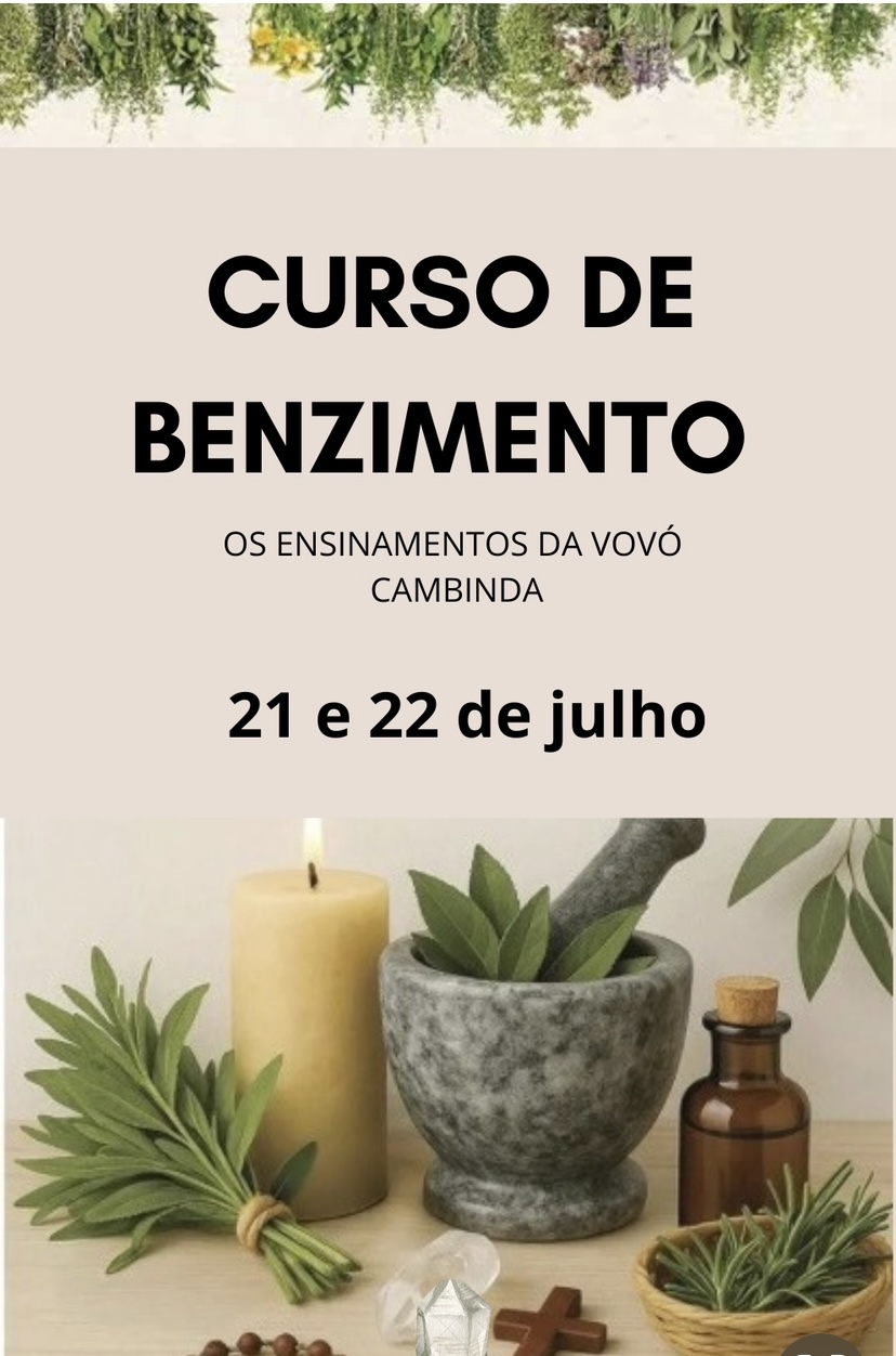 Formação do Benzimento, com os ensinamentos da vovó Cambinda