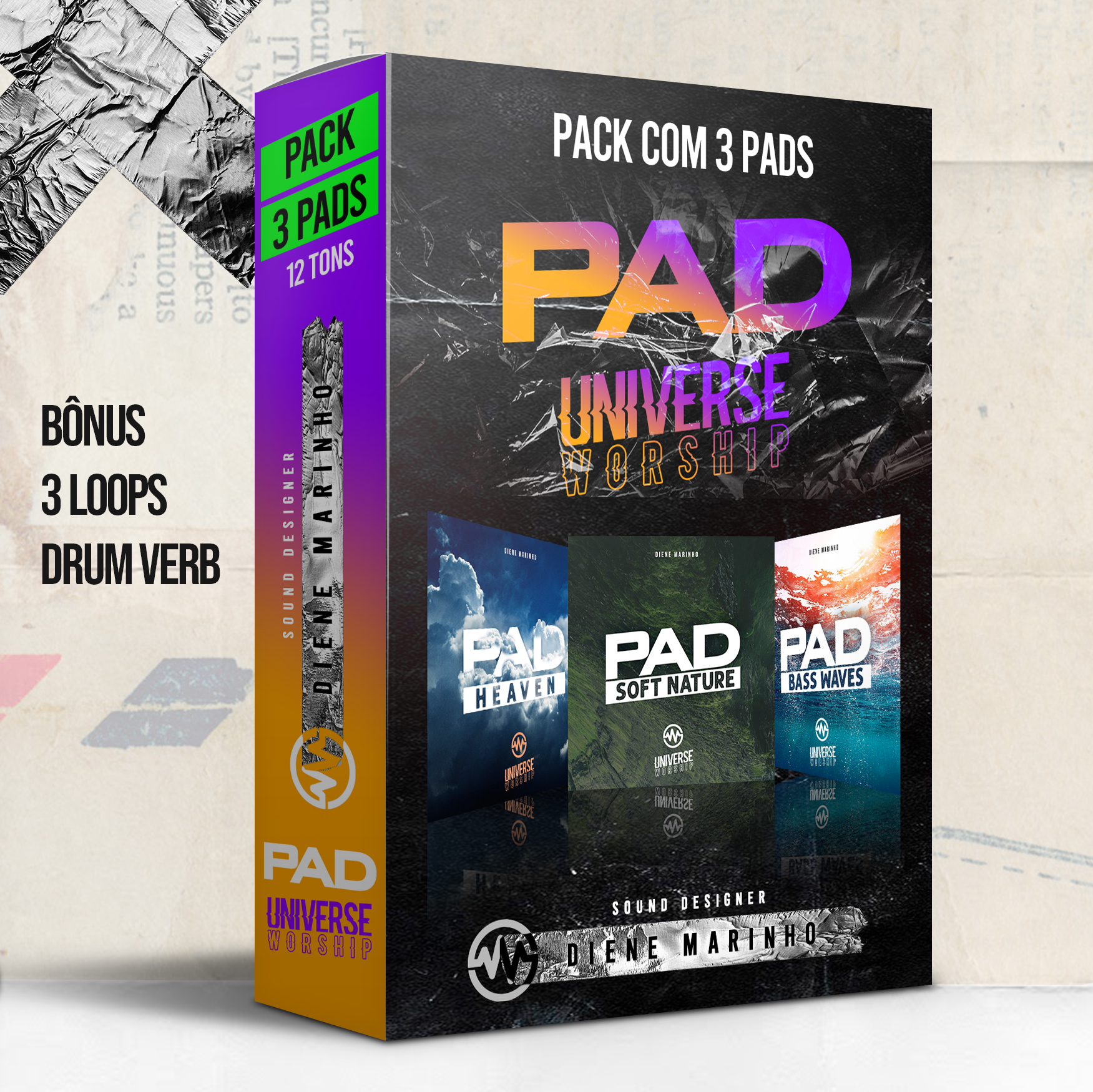PACK DE PADS UNIVERSE WORSHIP