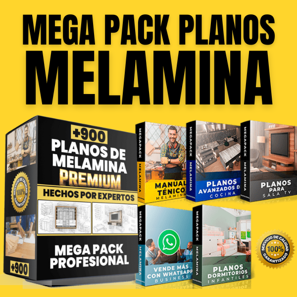 MEGA PACK + 900 PLANOS DE MELAMINA + BONOS REGALO - Mega Pack | Ho...
