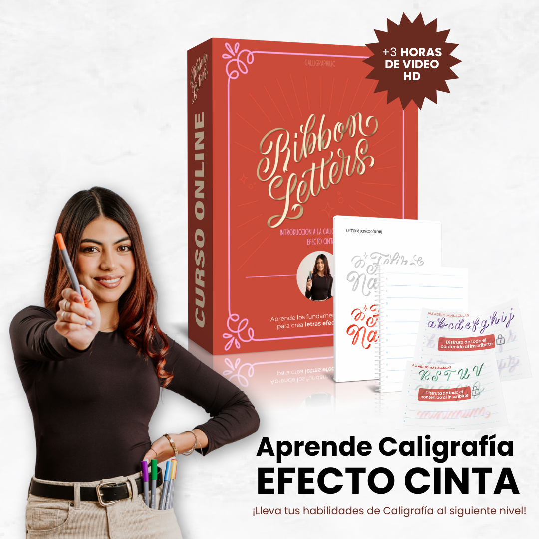 Letras Efecto Cinta (Ribbon lettering)