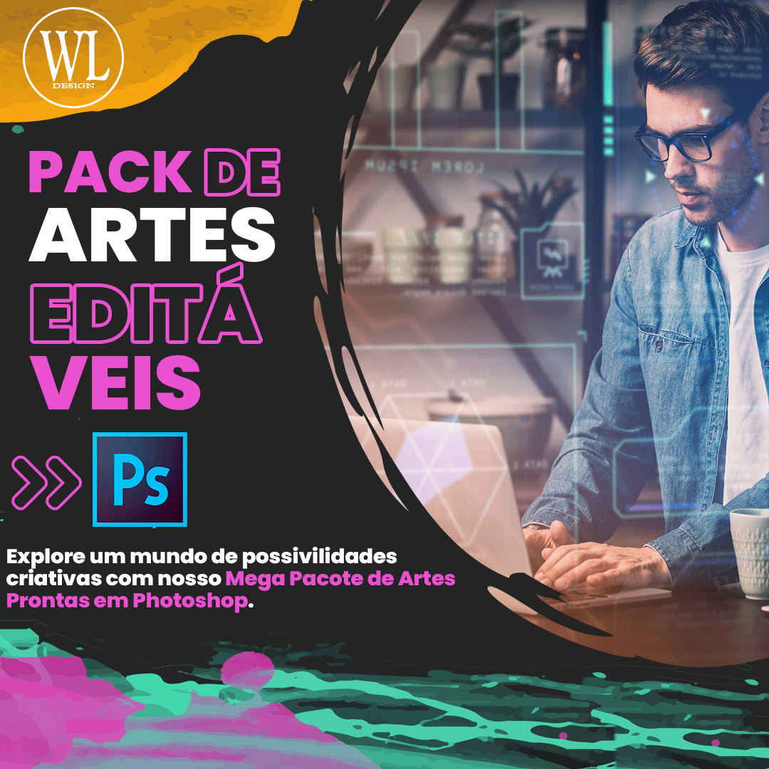 Mega Pacote de Artes Prontas em Photoshop: Sua Criatividade sem Lim...