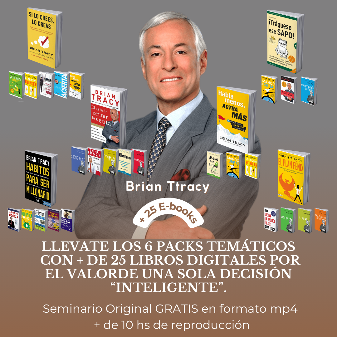 Super Pack Brian Tracy - Diego Sueldo | Hotmart