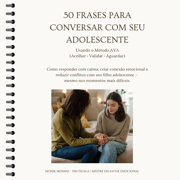 GUIA PRÁTICO 50 FRASES PARA CONVERSAR COM SEU ADOLESCENTE Usando o ...